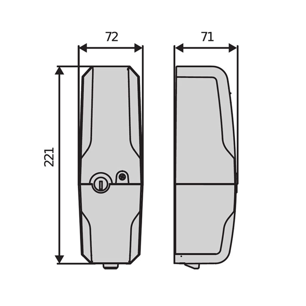 BFT EBP A Drop Lock – Gates and Accessories
